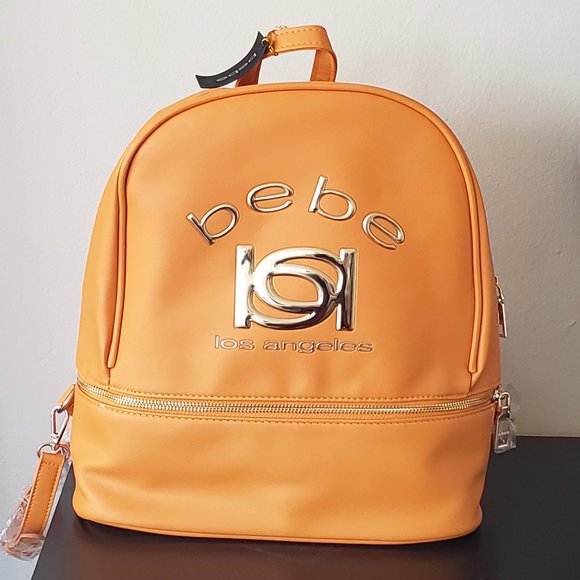 bebe | Bags | New Bebe Womens Kayla Large Backpack Apricot Color | Poshmark
